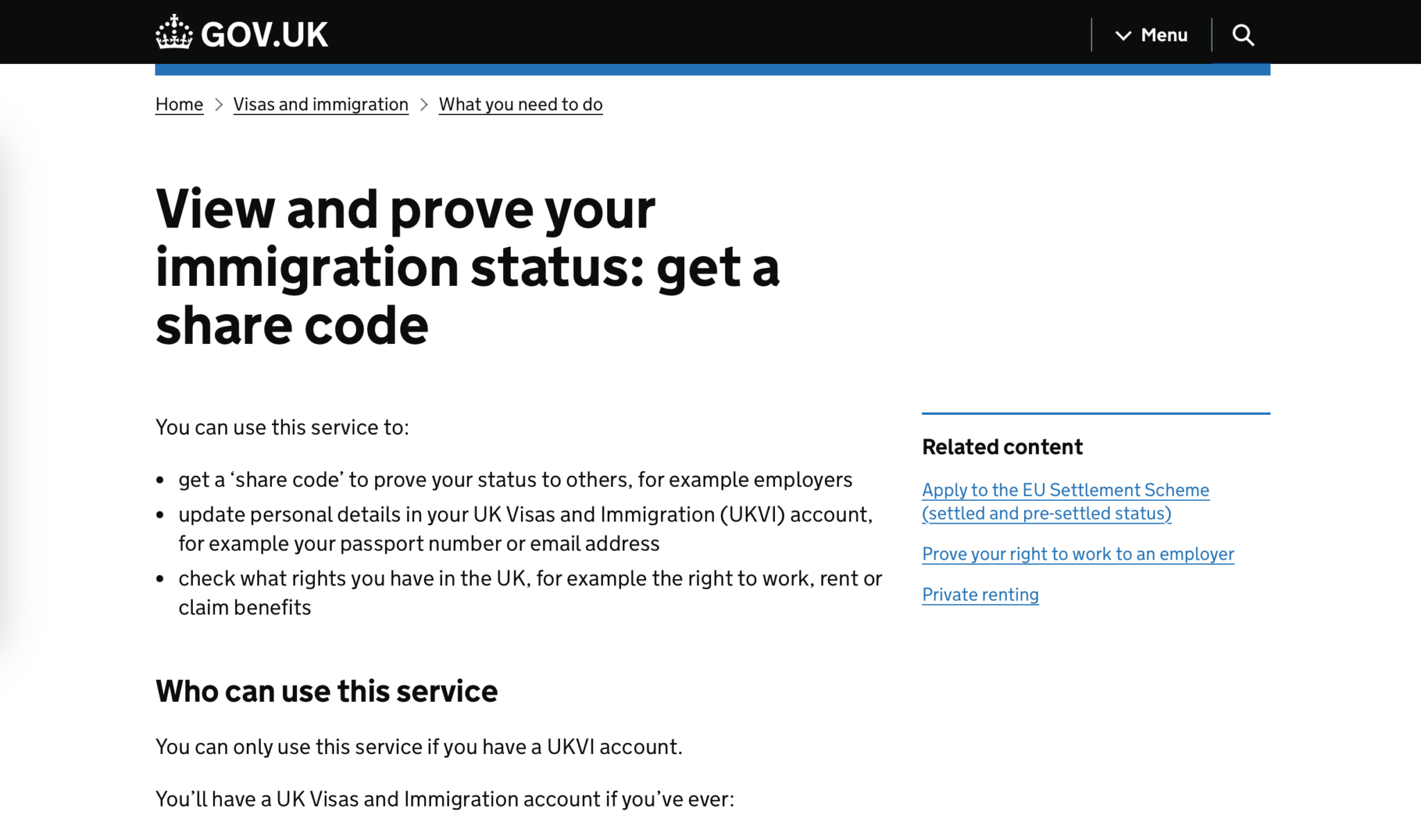 Immigration Share Code: A Simple Guide to Verifying UK Immigration ...